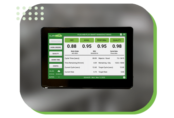 Real-time production monitoring system |Clariprod |Free demo